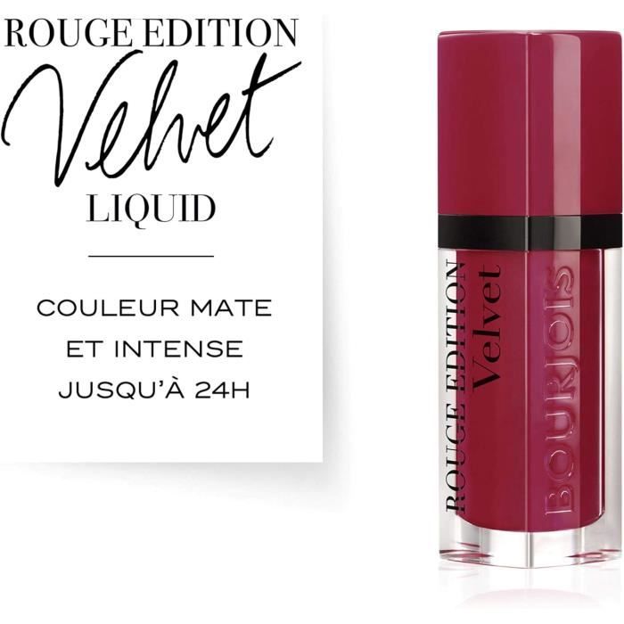 Rouge À Lèvres Rouge Edition Velvet-Formule Liquide-Fini Mat Et Intense ...