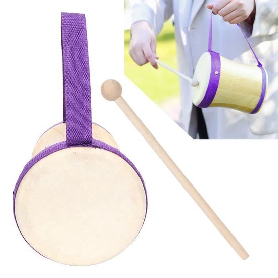 Akozon Instrument à tambour Tambour, Tête en Peau de Mouton, Corps en ...