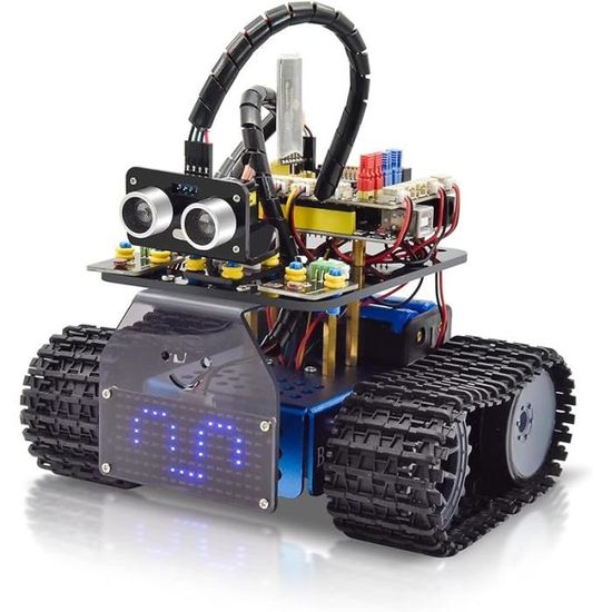 Kit robot programmable - Robot Tank - V3 - Suivi de ligne - Capteur à ...
