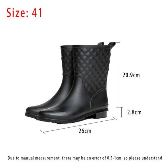 Tapez 17--Bottes de pluie en caoutchouc imperméables pour hommes et ...