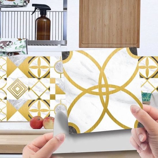 Carrelage Adhésif 15X15 À Motifs Credence Adhesive Pour Cuisine Brique ...