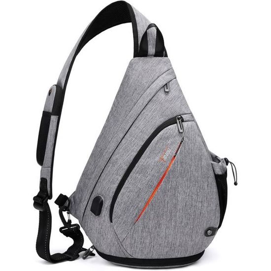 Sling Bag For Men,8 Pocket Sling Backpack Men,19L Sling Bag Crossbody ...