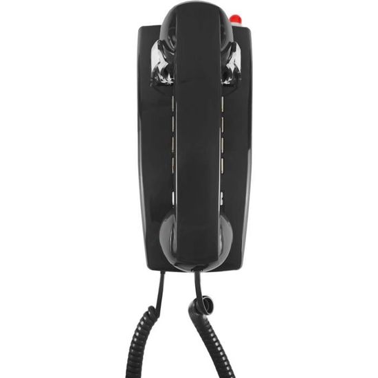 Opis WallFon Cable Telephone Fixe Mural Noir - Cdiscount Téléphonie