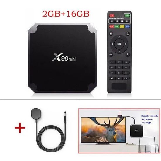Smart TV BOX - RNCYN - X96mini - Android 11 - Quad Core 2.4G/5.8G - 2G RAM 16G ROM - Cdiscount ...