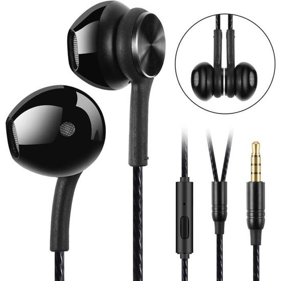 Ecouteurs Filaires,Écouteur Intra-Auriculaires,Écouteurs De Sport ...