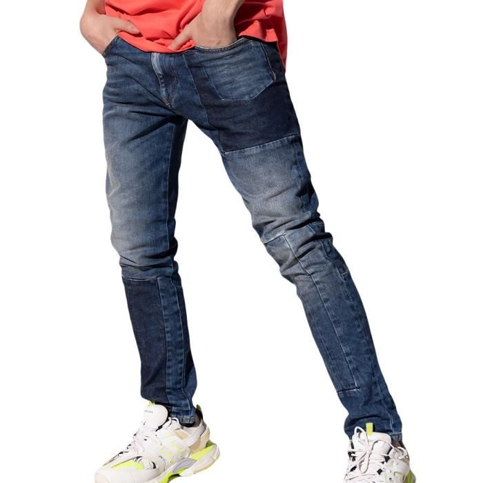 Jeans Bleu Slim Homme Diesel D-strukt Bleu - Cdiscount Prêt-à-Porter