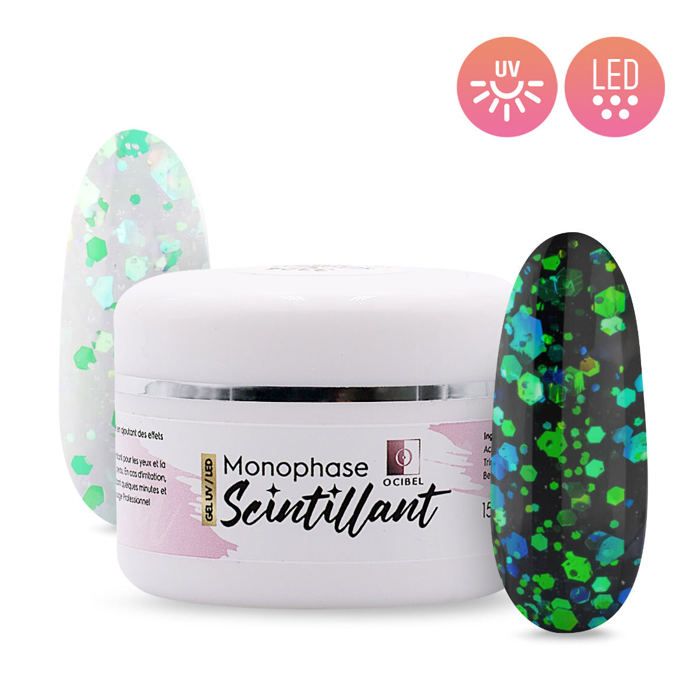 OCIBEL - Gel Monophase UV / LED 3 en 1 (Base Construction Finition ...
