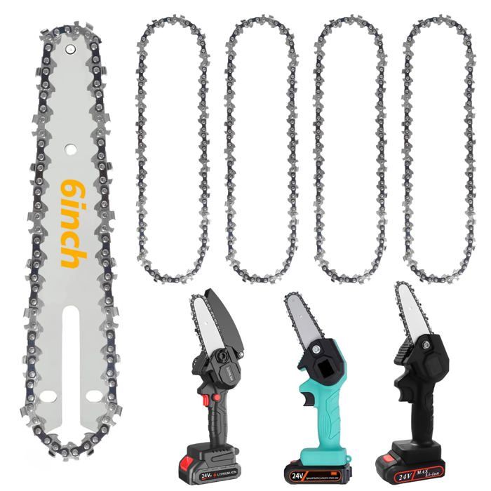 4-Pack 6 zoll kettensäge kette, sägeketten 6 zoll mini kettensäge kette ...