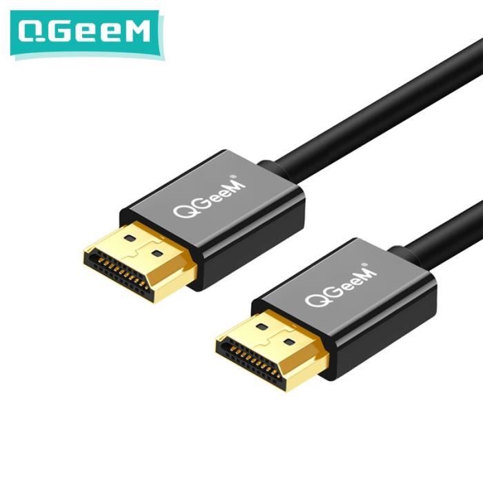 5m - 2.0 Câble HDMI Noir - câble HDMI vers HDMI 2.0 4k 3D 60FPS, pour ...