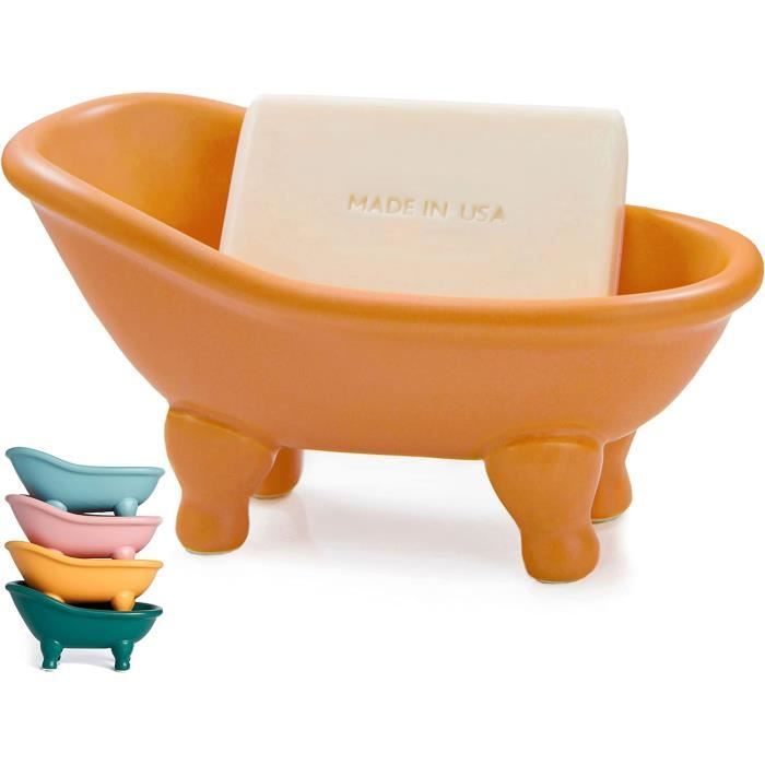 Porte-Savon en Céramique Colorée - Mini Baignoire de 14,2 cm pour ...