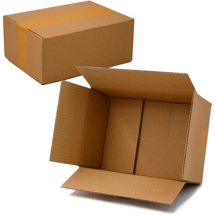 KK 24 Lot de 25 cartons pliables 250 x 175 x 100 mm[950] - Cdiscount ...