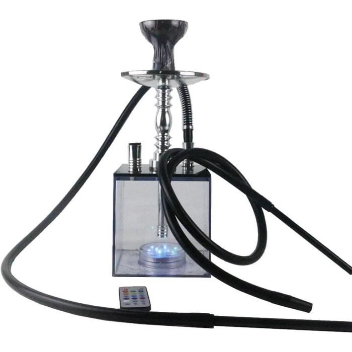 Chicha Ensemble de Narguilé Micro Cube Moderne Narguilé en Acrylique ...