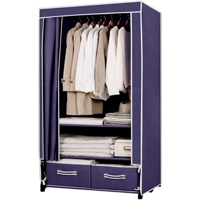 Garde-Robe Armoire Penderie Simple Armoire Vêtements Armoire de ...