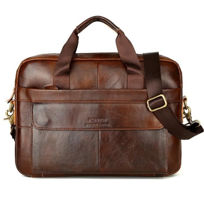 Valise Ou Bagage Vendu Seul CRAZE XQLJE 100% Cow Leather Business Men's ...