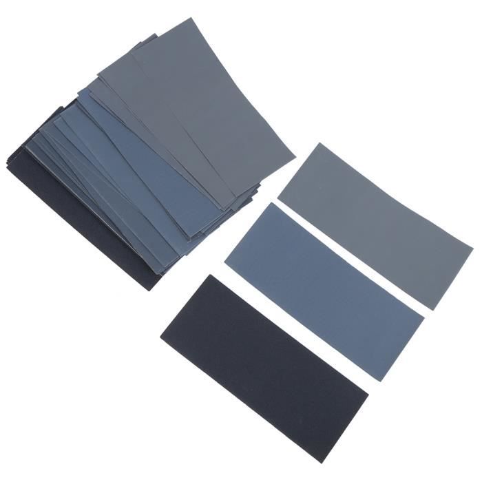 EJ.life Ensemble de papier abrasif Ensemble de papier et de carbure de ...