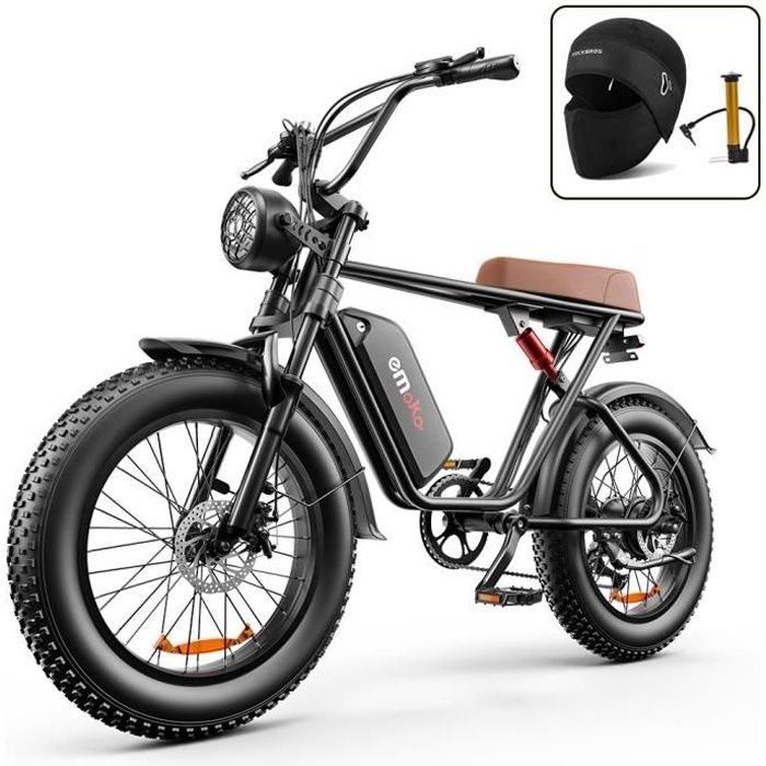 Vélo électrique 1000W - EMOKO C93 - 48V 20AH - Suspension double avant ...