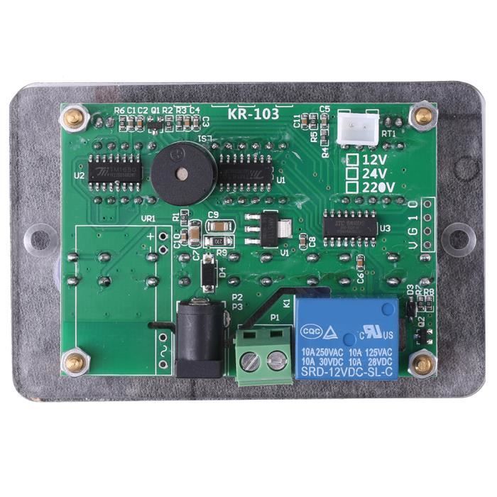 HURRISE Modules de température PLC HURRISE Thermostat avec sonde ...