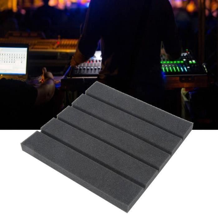 FLYING-Qiilu éponge d'insonorisation 6 pièces 25x25x2 cm insonorisation ...