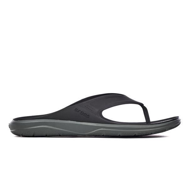 Tongs Homme - Crocs - Swiftwater Wave Flip - Noir Synthétique - 206242 ...