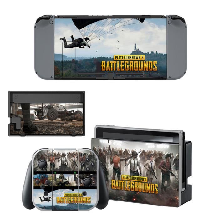 Sticker pour Nintendo Switch, PUBG Kit Autocollant Skin Protection ...