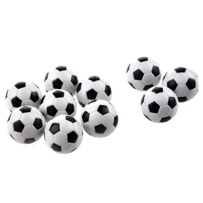 6PCS Petit Football Style Table Boule Baby-Foot en Plastique Dure Balle ...