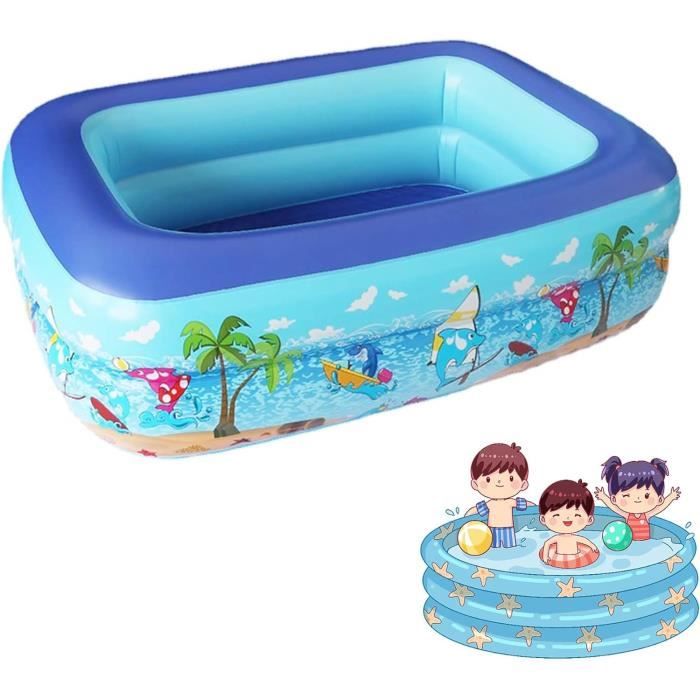 Piscine Enfant,Piscine Gonflable Carré,Pataugeoire Gonflable,Piscine ...