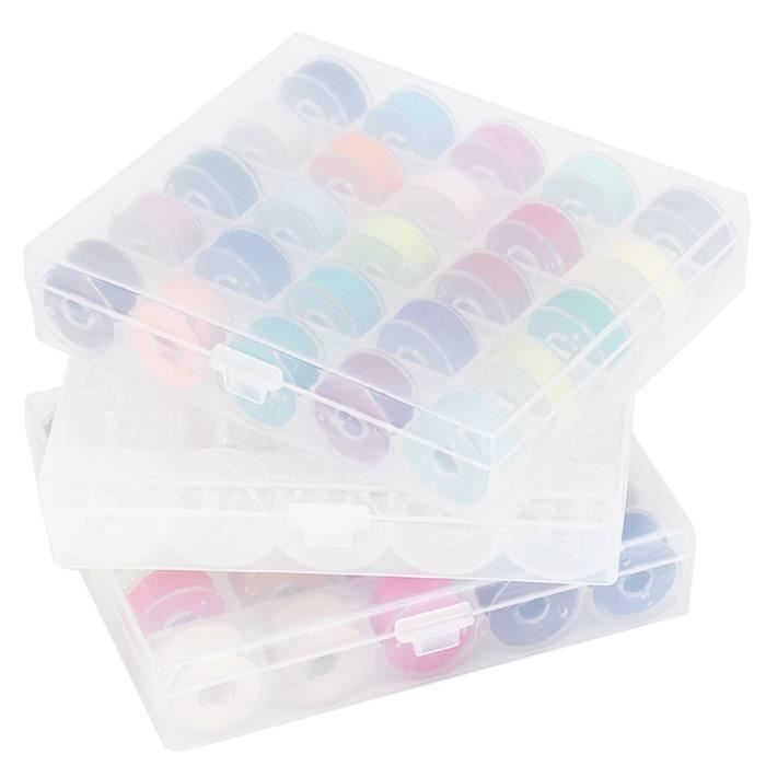 TMISHION Fil de canette Jeu de Canette de Fil Boîte Transparente ...