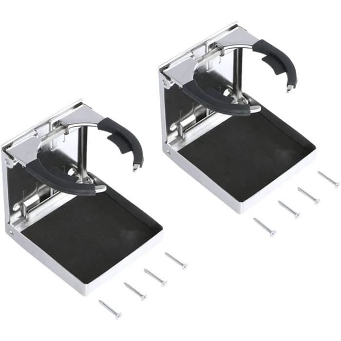 Lot De 2 Porte-Gobelets Universels Réglables En Acier Inoxydable Pour Bateau, Voiture, Camion ...