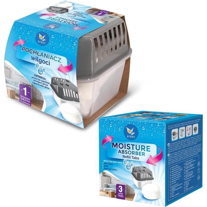 Déshumidificateur - TRAHOO - Ardor - Sans Branchement Électrique - Comprimés De R[m397 ...