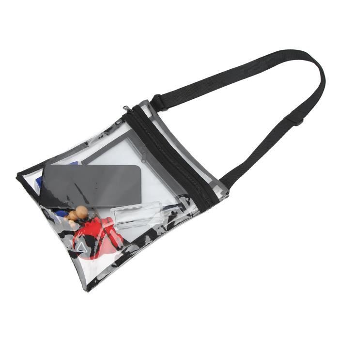 VGEBY sac transparent approuvé par le stade Sac messager transparent ...