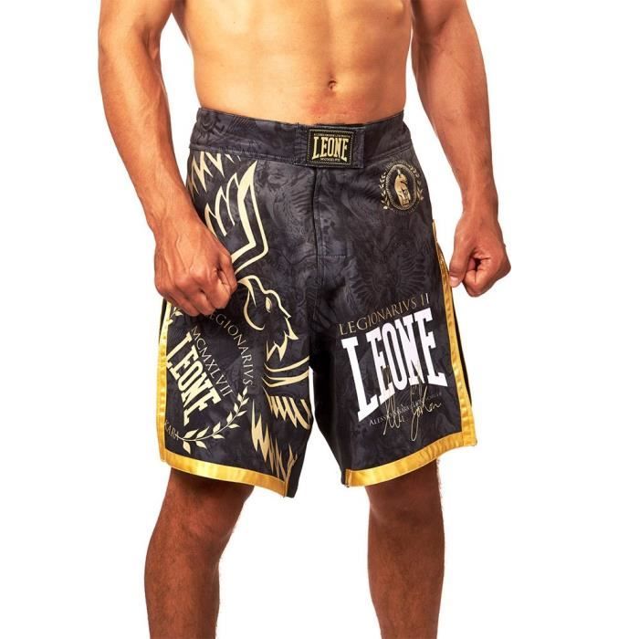 Short MMA Legionarivs II - LEONE 1947 - Noir - Adulte Mixte - Respirant ...