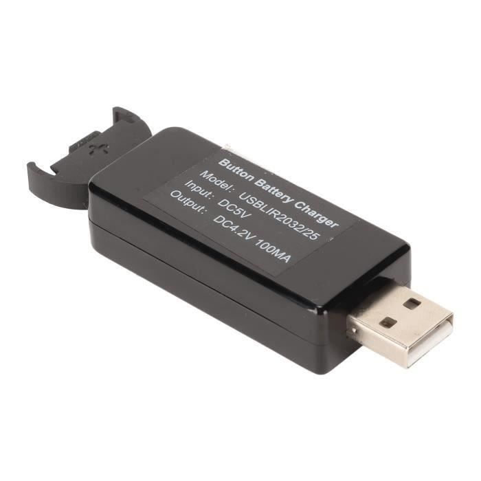 Sing-chargeur USB de pile bouton Chargeur USB à pile bouton Mini ...