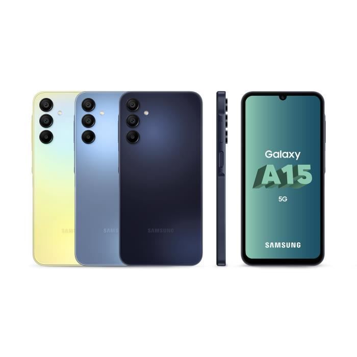Samsung Galaxy A15 5G Smartphone 128 Go Lime - Cdiscount Téléphonie