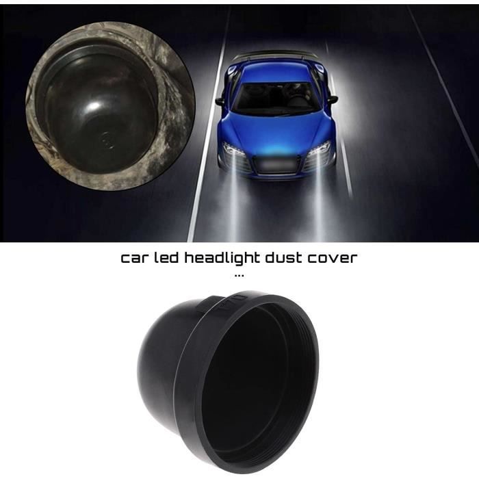 2Pcs Couvercle Anti-Poussière Pour Phare Led De Voiture Boîtier ...