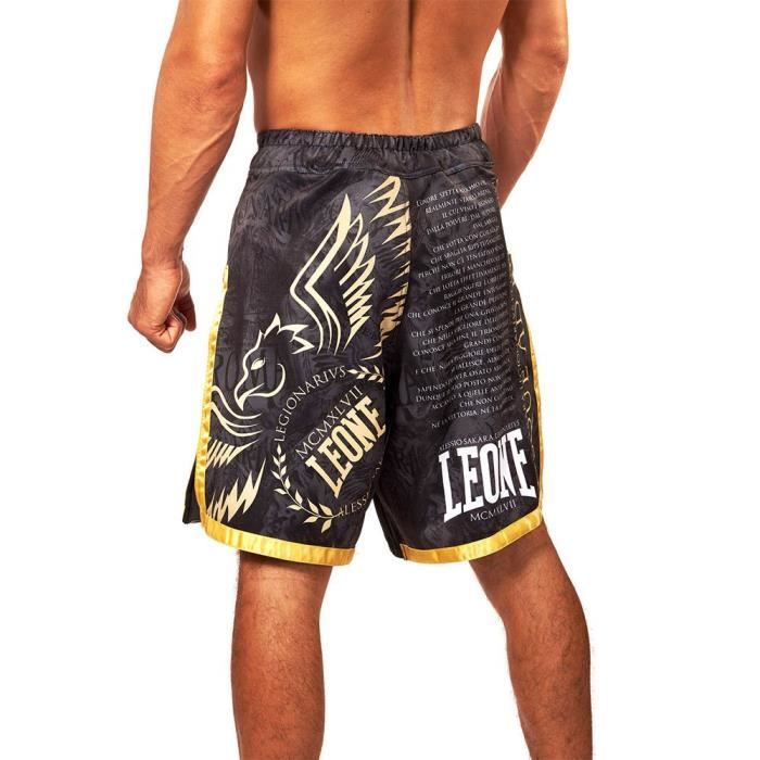 Short MMA Legionarivs II - LEONE 1947 - Noir - Adulte Mixte - Respirant ...