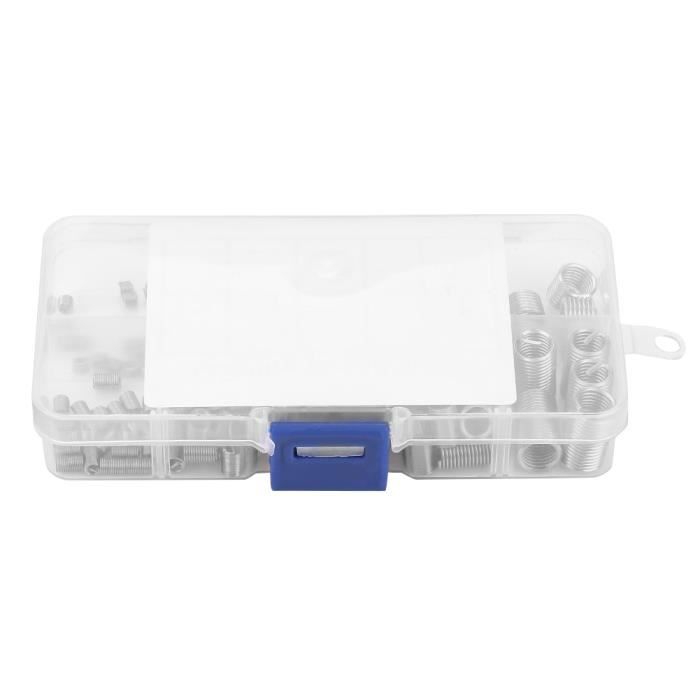 SALALIS Insert de réparation de filetage 150pcs M3-M8 Inserts Filetés ...