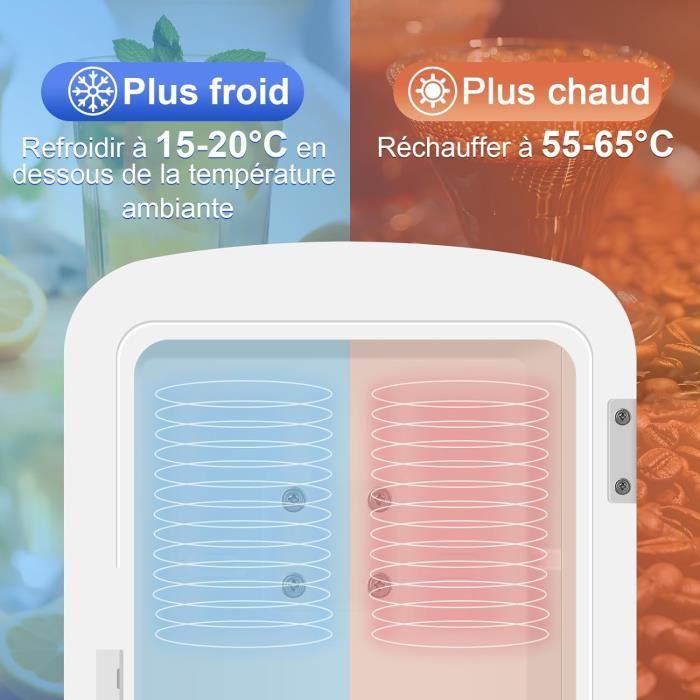 Mini Frigo Portable 4L,Mini Réfrigérateur Cosmétique,Mini Glacière ...