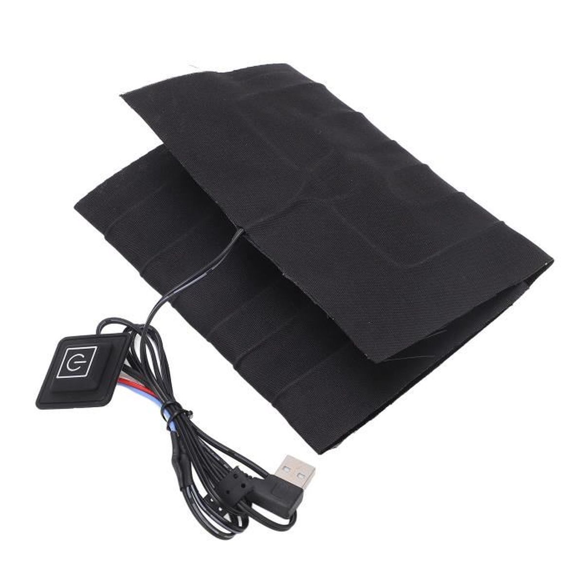 QID-Tapis de chauffage USB 3 vitesses, tissu chauffant électrique ...