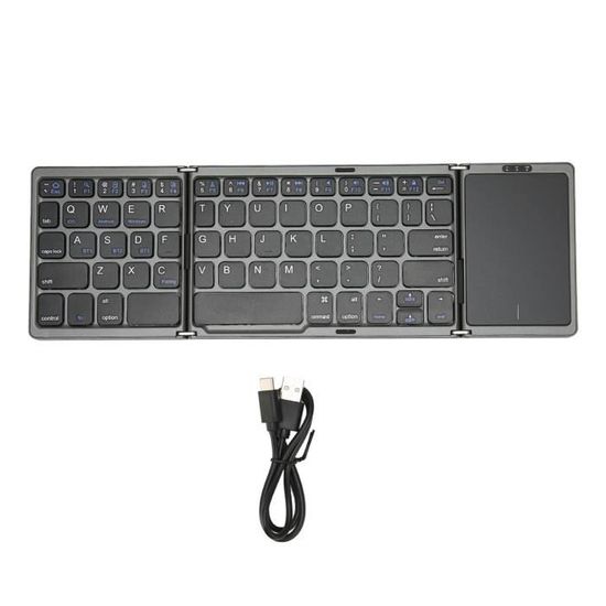TMISHION Clavier BT Clavier Pliable, 64 Touches Clavier de Bureau ...