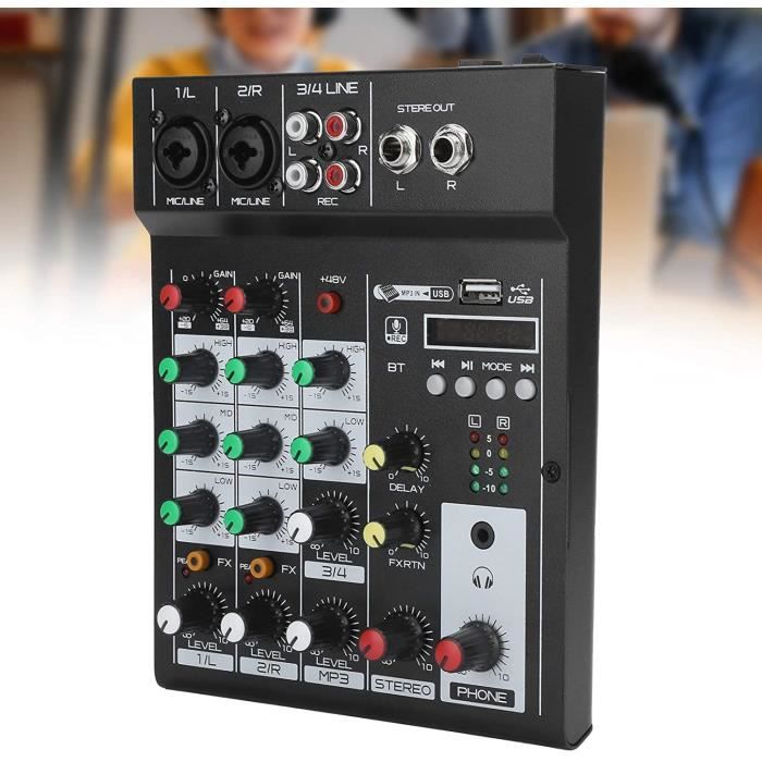 IDWT Table de mixage Audio, Console de mixage BT, Table de mixage Audio ...