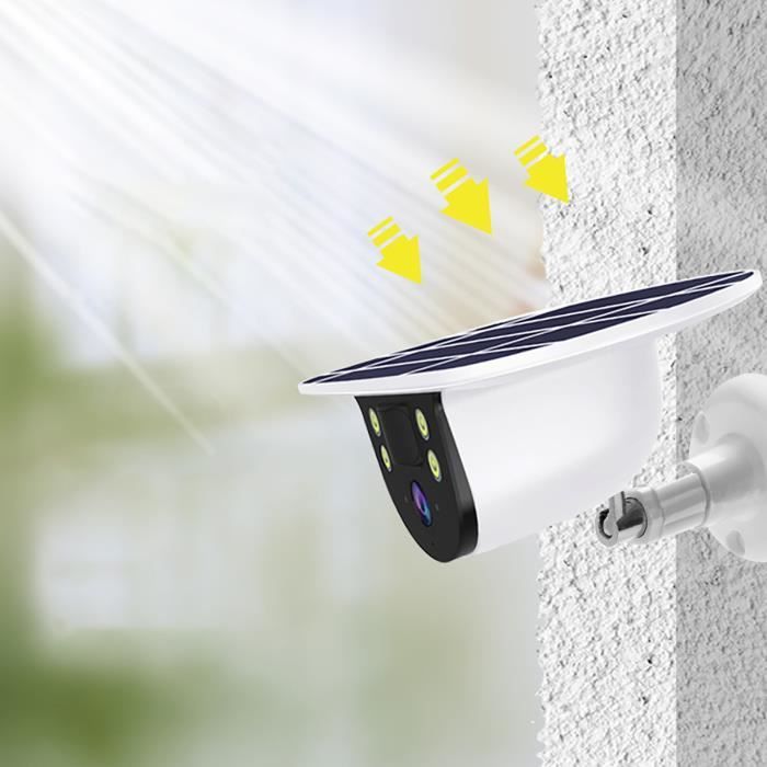 Caméra De Surveillance Wifi Caméra Solaire Ufo Wifi 1080P Hd Moniteur ...
