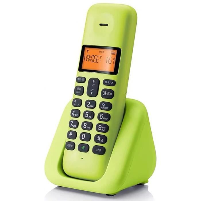 Téléphone Téléphone filé + combiné sans Fil, avec Blocage de Base ...