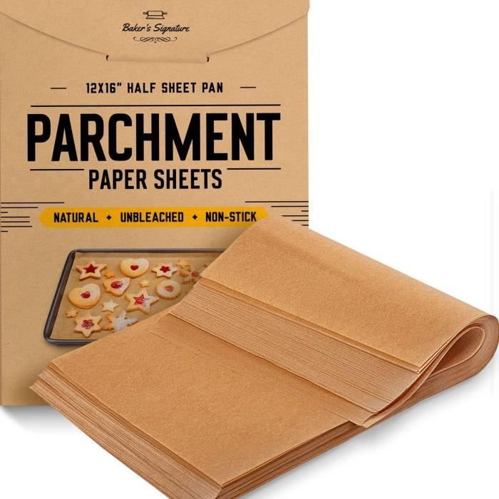 Papier Sulfurisé, 120 Feuilles De Papier Cuisson - Formats Demi 30X40Cm ...