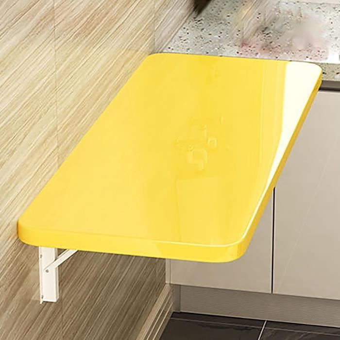 Table Pliante Murale En Bois, Bureau Pliable Mural, Table Cuisine ...
