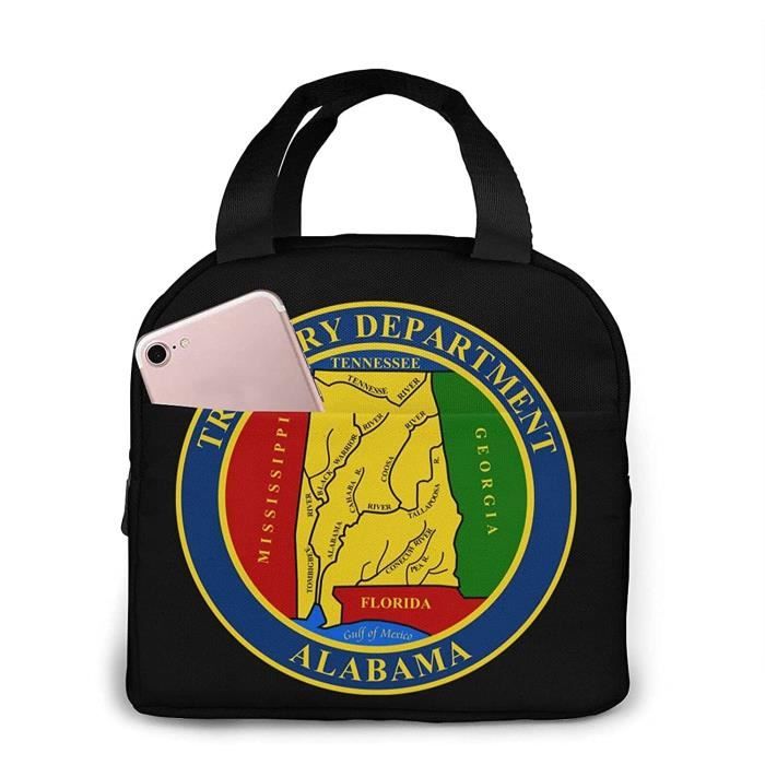 Seal of Alabama Lunch Tote Bag, Sac à lunch réutilisable et étanche ...