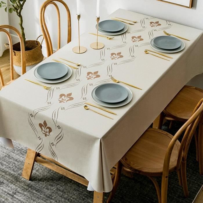 Linge de Table,Nappe en PVC de Style scandinave, décoration de Table en ...