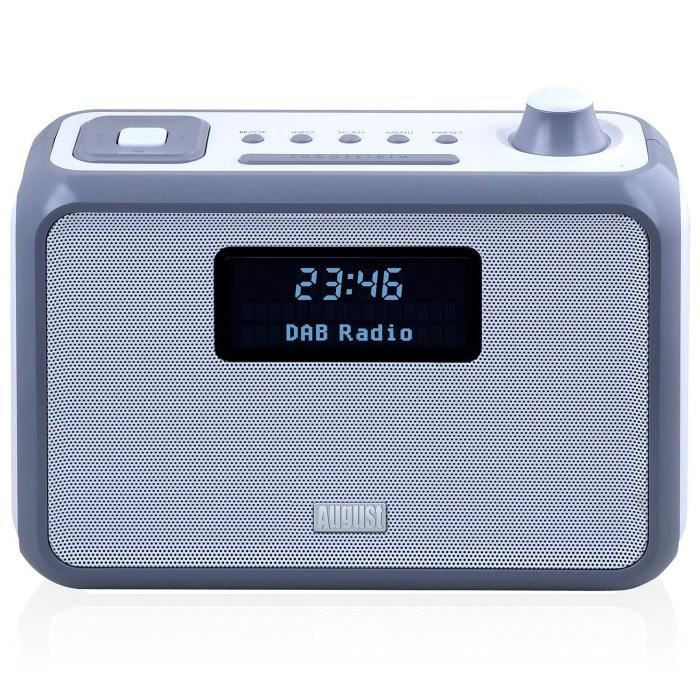August MB400 – Radio Portable FM-DAB-DAB+ avec Haut-Parleur Stéréo ...