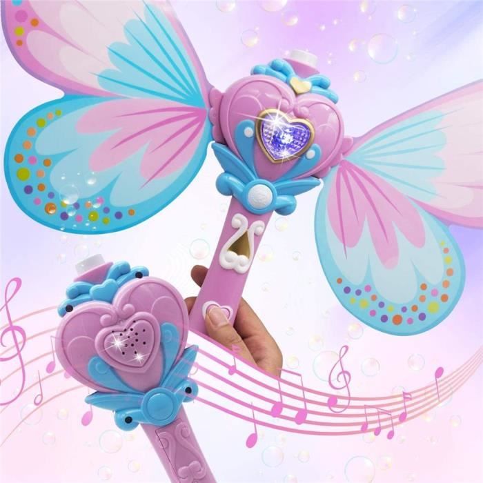 Drfeify machine à bulles de bâton de fée Machine à bulles automatique ...