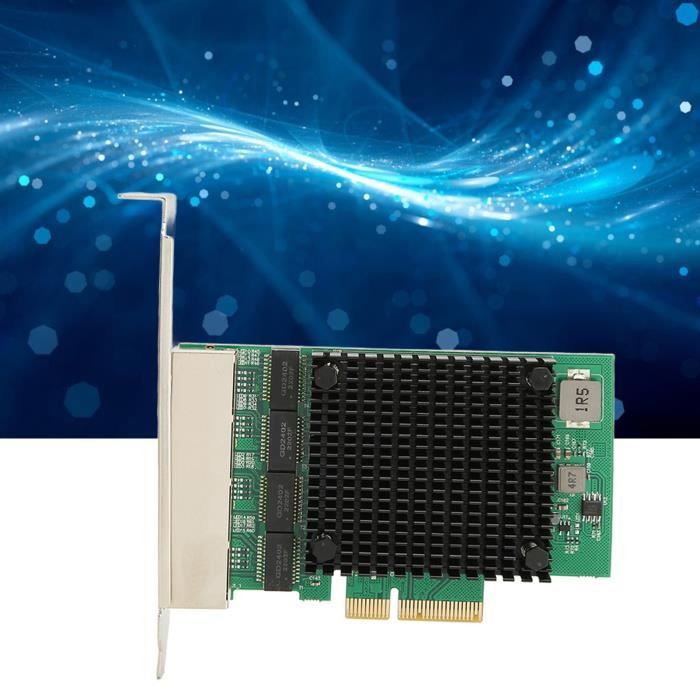 Carte réseau Ethernet - DUOKON - PCIe x1 - 2,5G/1G Lite - 4 ports RJ45 ...