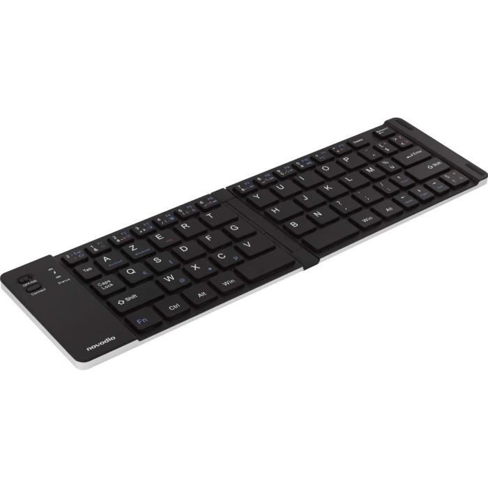 Travel Keyboard Clavier Azerty Bluetooth Pliable Ios, Android, Mac, Pc ...